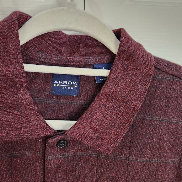 Arrow | Shirts | Vintage Arrow Made In Usa Mens 3 Button Polo Shirt ...